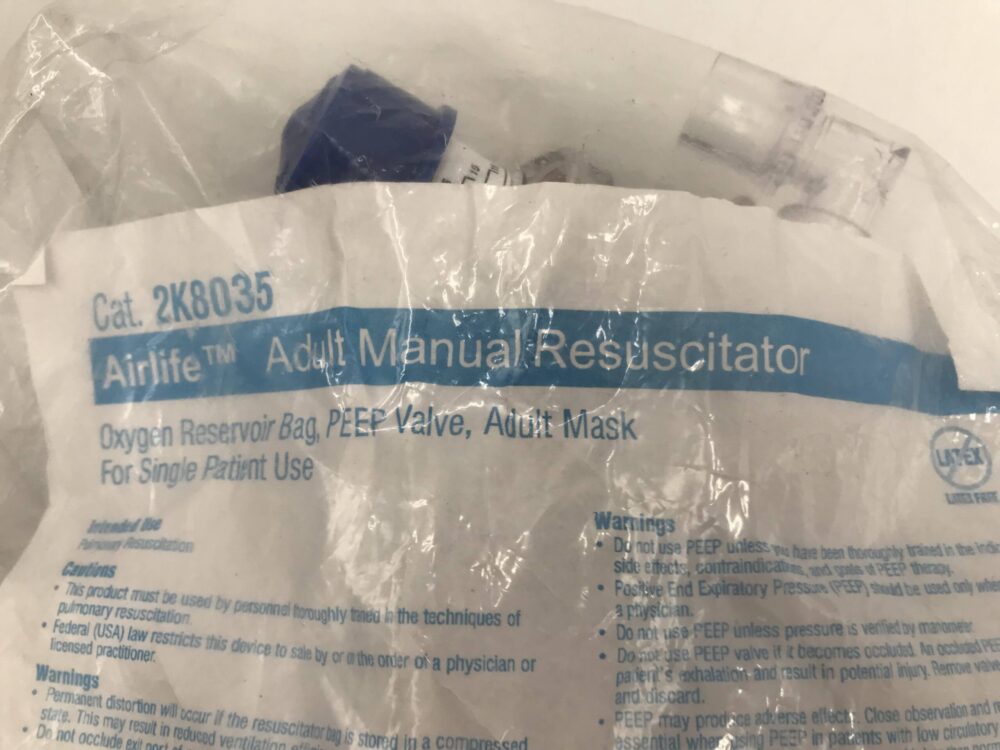 Cardinal Health 2K8035 AirLife Adult Manual Resuscitator - GB TECH USA