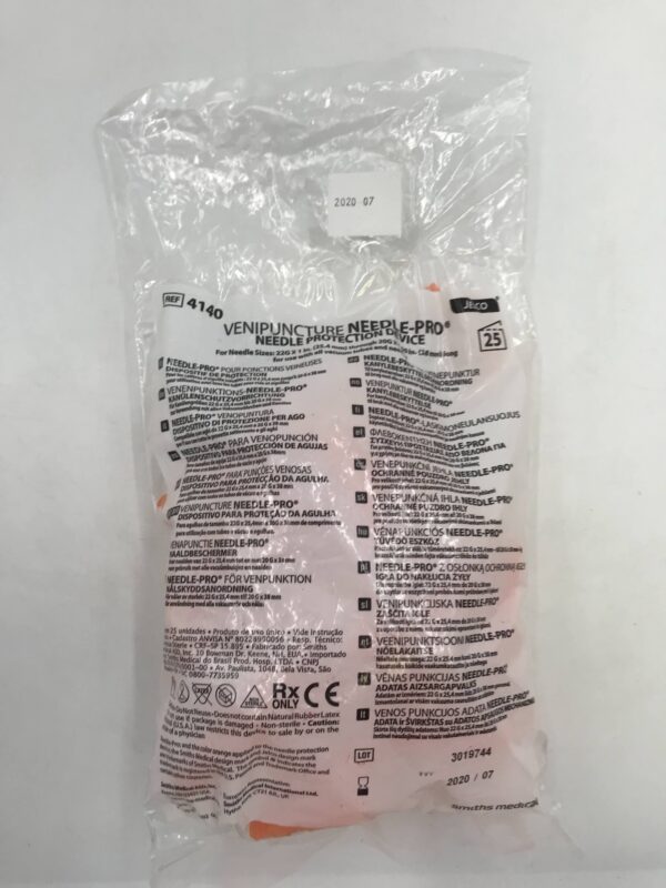 Smiths Medical 4140 Jelco Venipuncture Needle-Pro Needle Protection ...