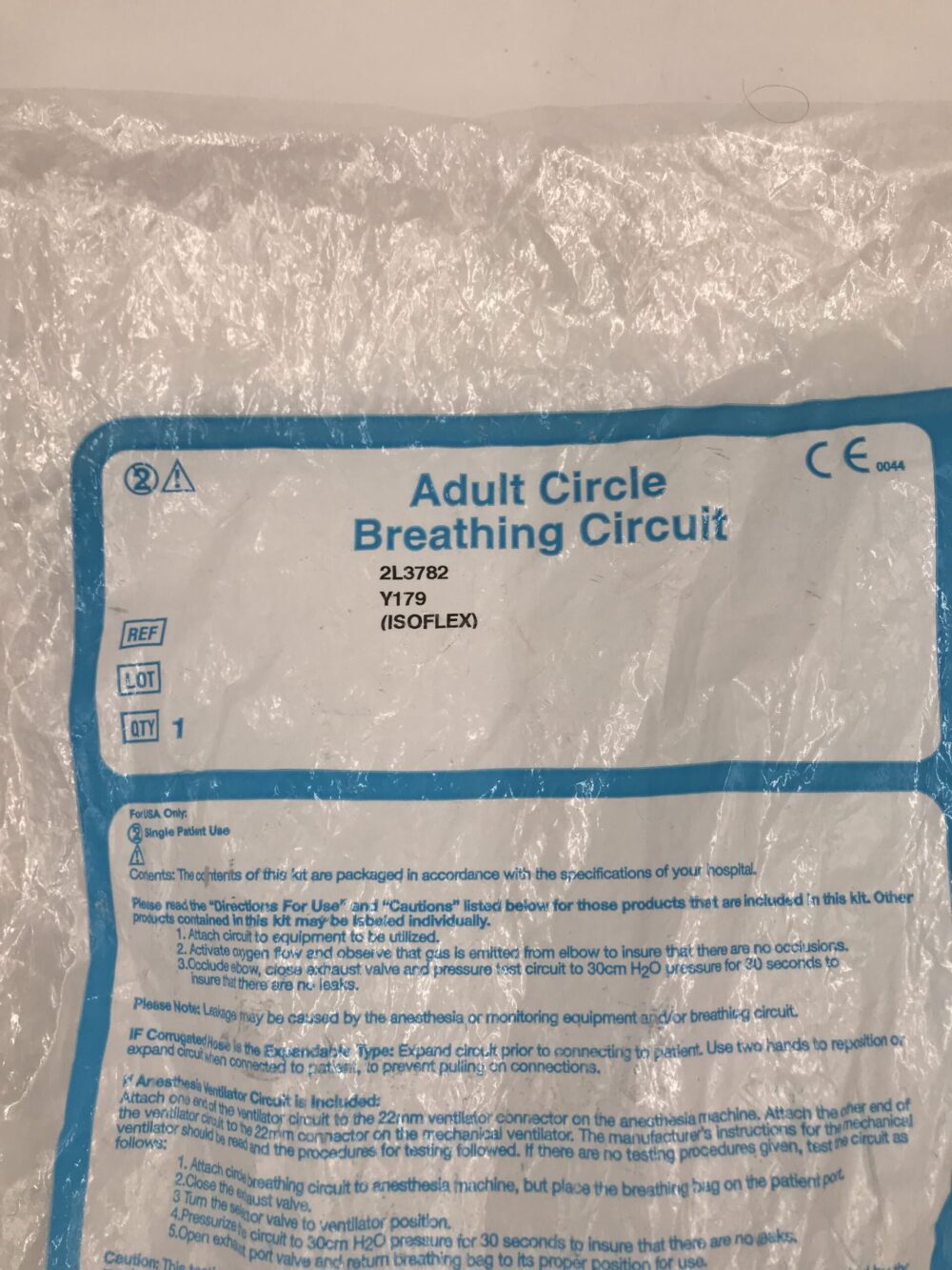 Vital Signs 2L3782 Adult Circle Breathing Circuit - GB TECH USA