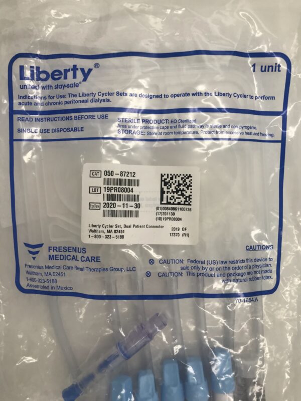 Fresenius Medical Care 050-87212 Liberty Cycler Set Dual Patient ...