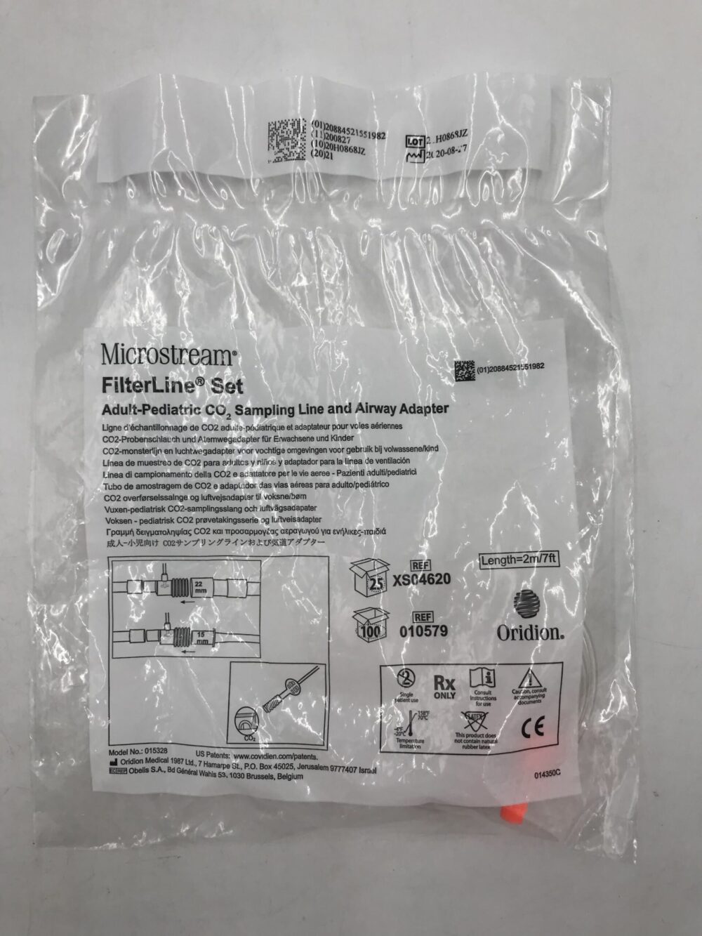 Oridion 015328 Microstream FilterLine Set Adult-Pediatric CO2 Sampling ...