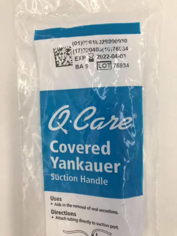 Sage 6629 Q•Care Covered Yankauer Suction Handle (X) - GB TECH USA