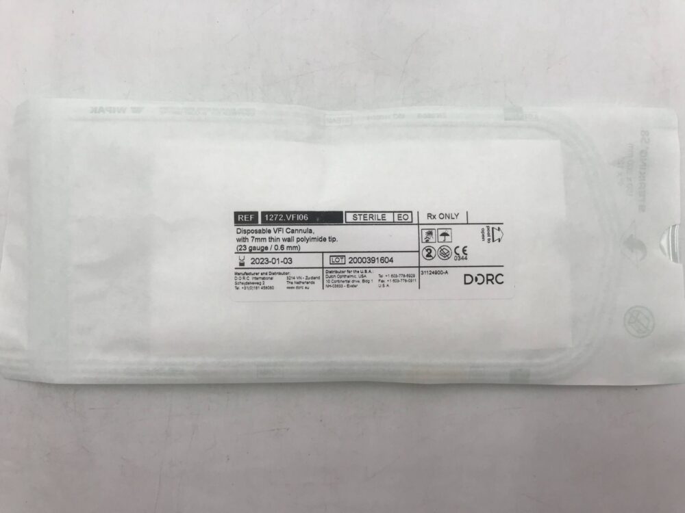 DORC 1272.VFI06 Disposable VFi Cannula with 7mm Thin Wall Polyimide Tip ...