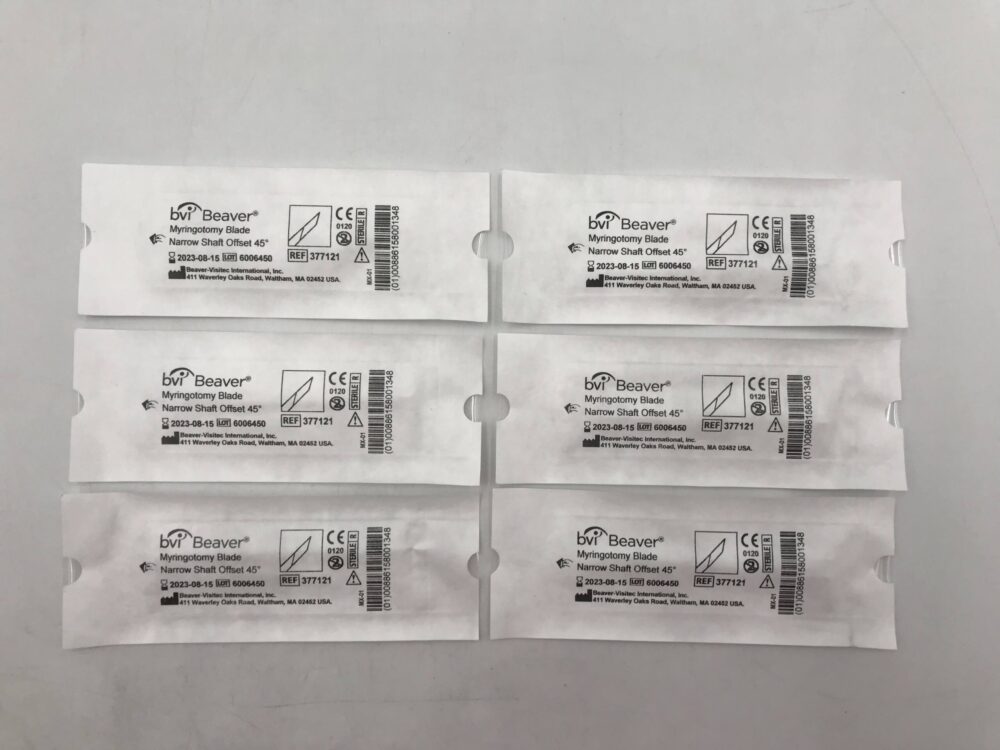 BVI 377121 Myringotomy Blade Narrow Shaft Offset 45° (6/Box) (X) - GB ...