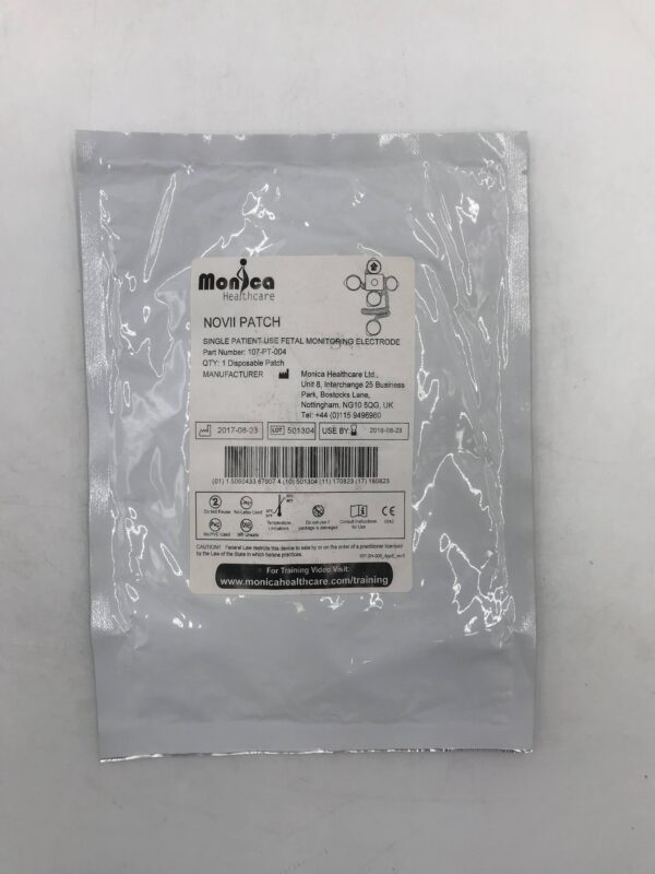 Monica Healthcare 107-PT-004 Novii Patch Single Patient Use Fetal ...