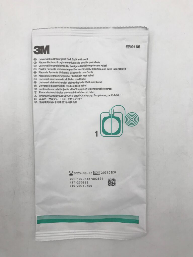 3M 9165 Universal Electrosurgical Pad: Split w/ Cord - GB TECH USA