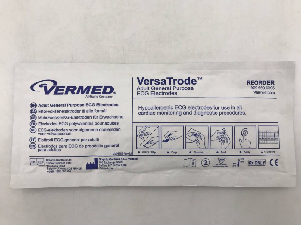 Graphic Controls 800.669.6905 Vermed VersaTrode Adult General Purpose ...