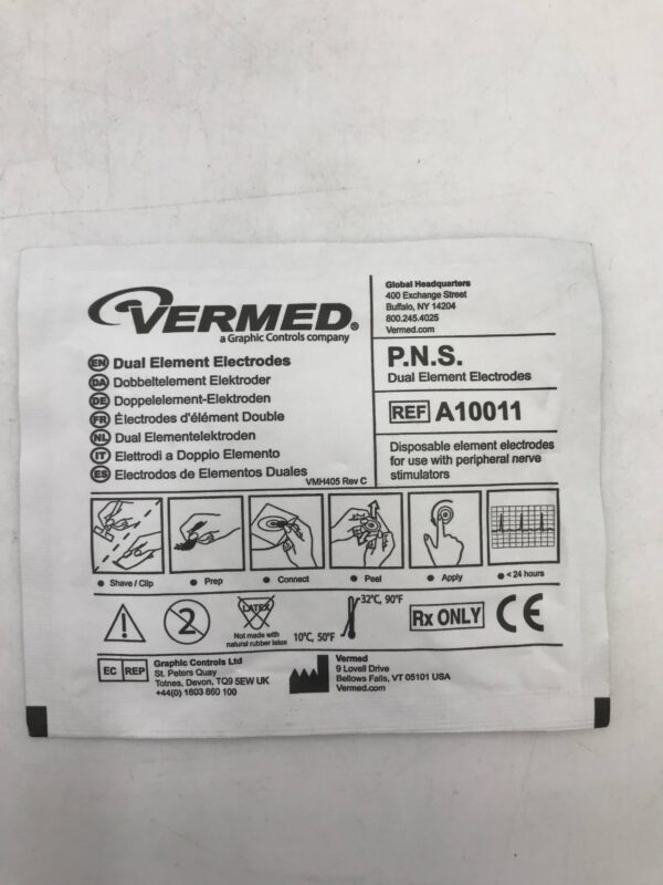 Graphic Controls A10011 Vermed Dual Element Electrodes P.N.S. (X) - GB ...
