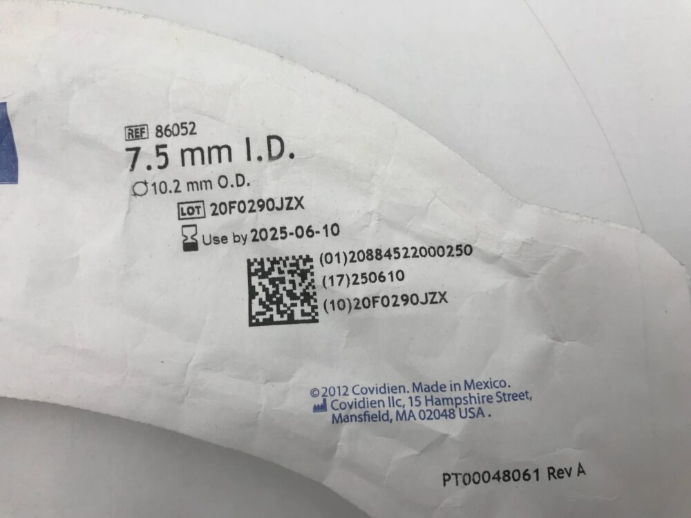 Covidien 86052 Shiley Lo-Pro Oral/Nasal Tracheal Tube Cuffed Murphy Eye ...