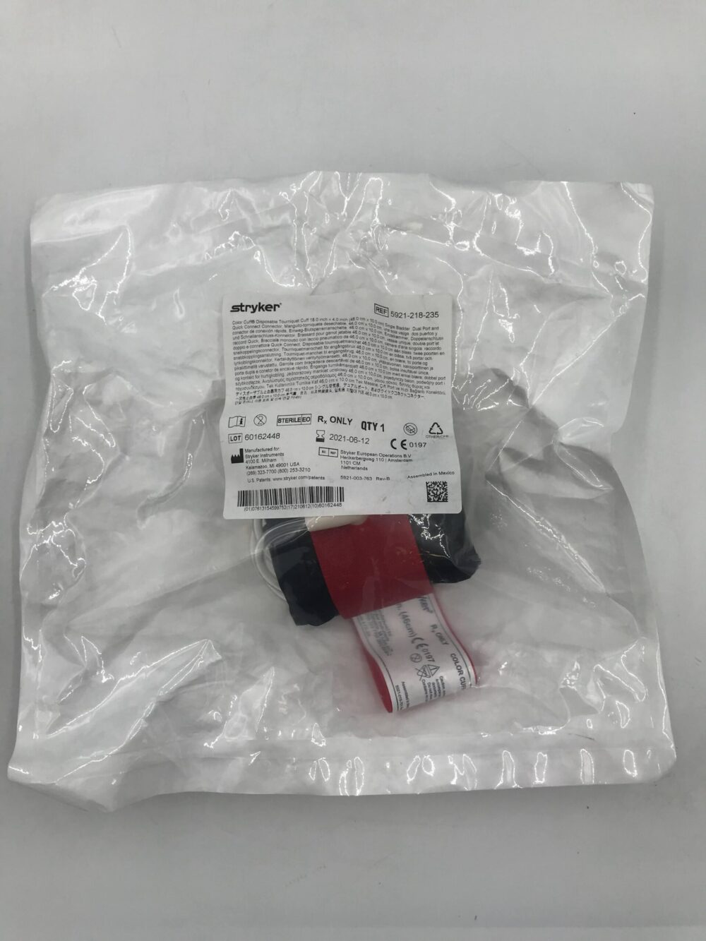 STRYKER 5921-218-235 Color Cuff Disposable Tourniquet Cuff Single ...