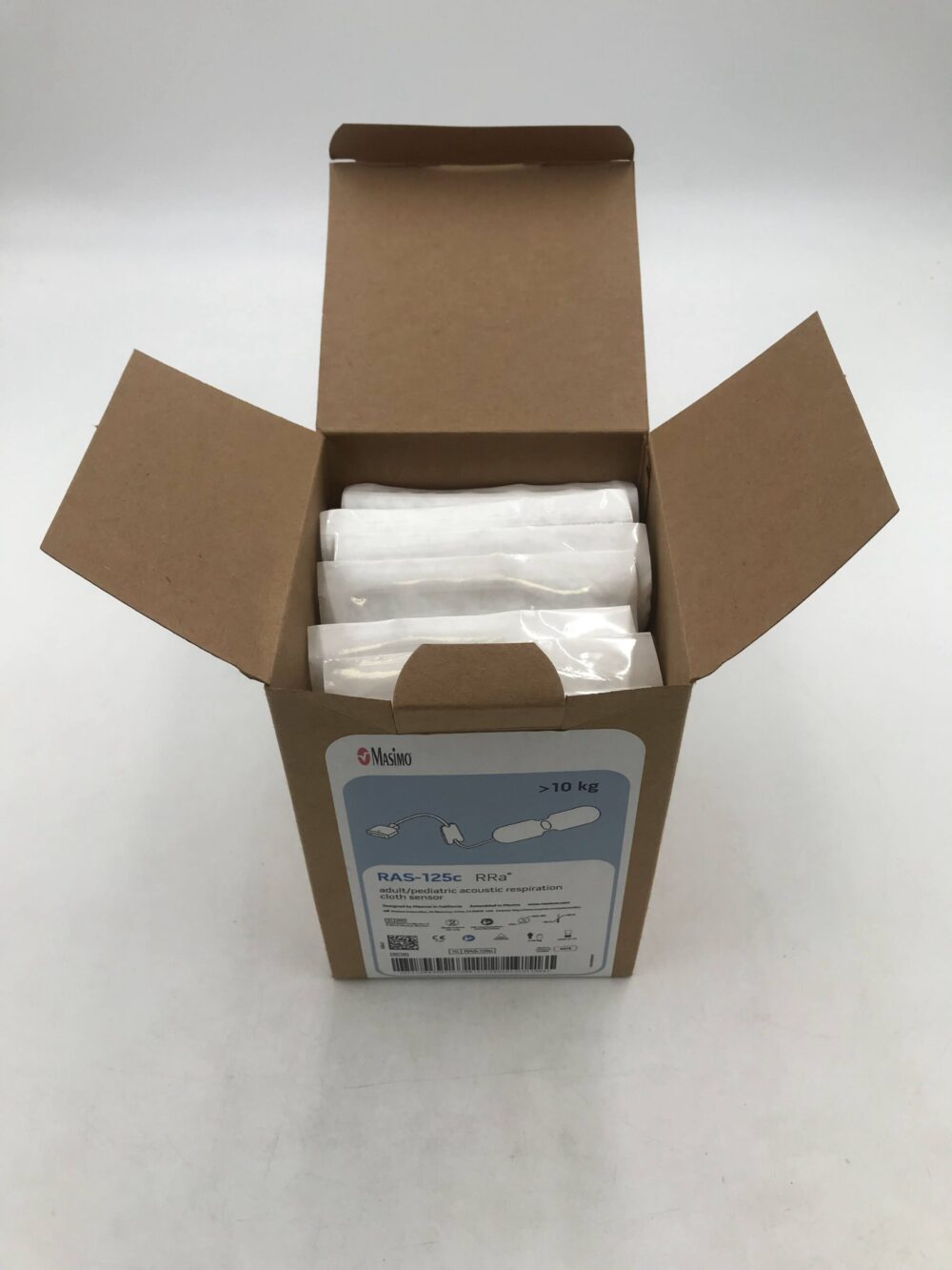 MASIMO 3475 RAS-125c Adult/Pediatric Acoustic Respiration Cloth Sensor ...