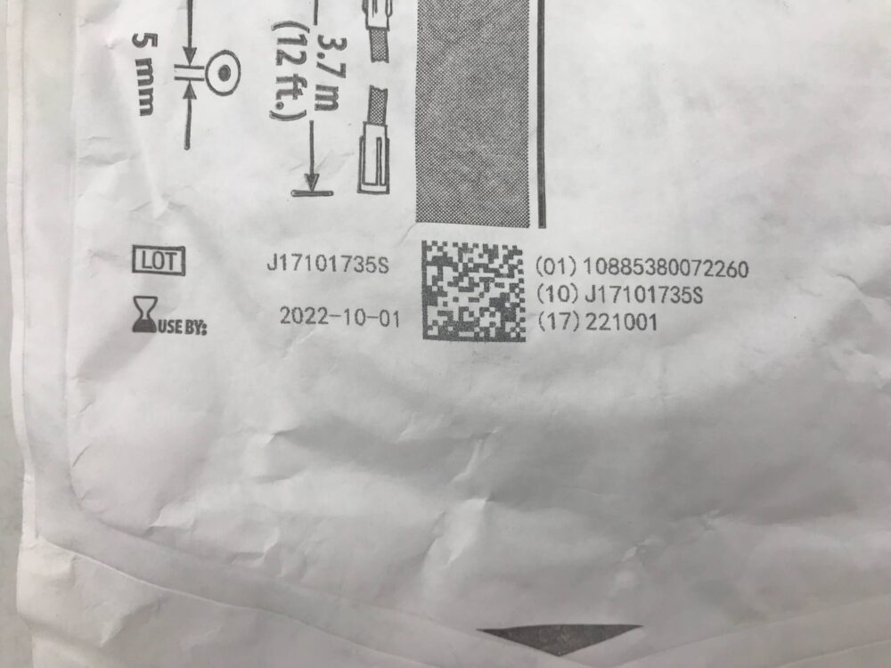 CARDINAL N512 Medi-Vac Non-Conductive Suction Tube 5mm x 3.7mm (12ft ...