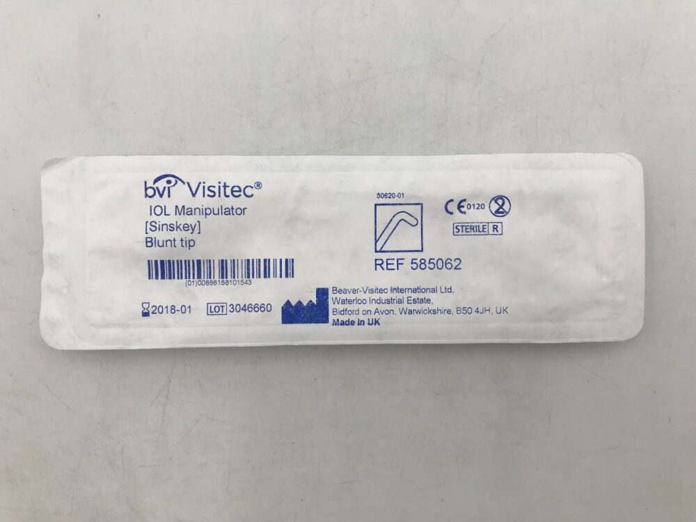 BVI 585062 Sinskey IOL Manipulator Blunt Tip (X) - GB TECH USA