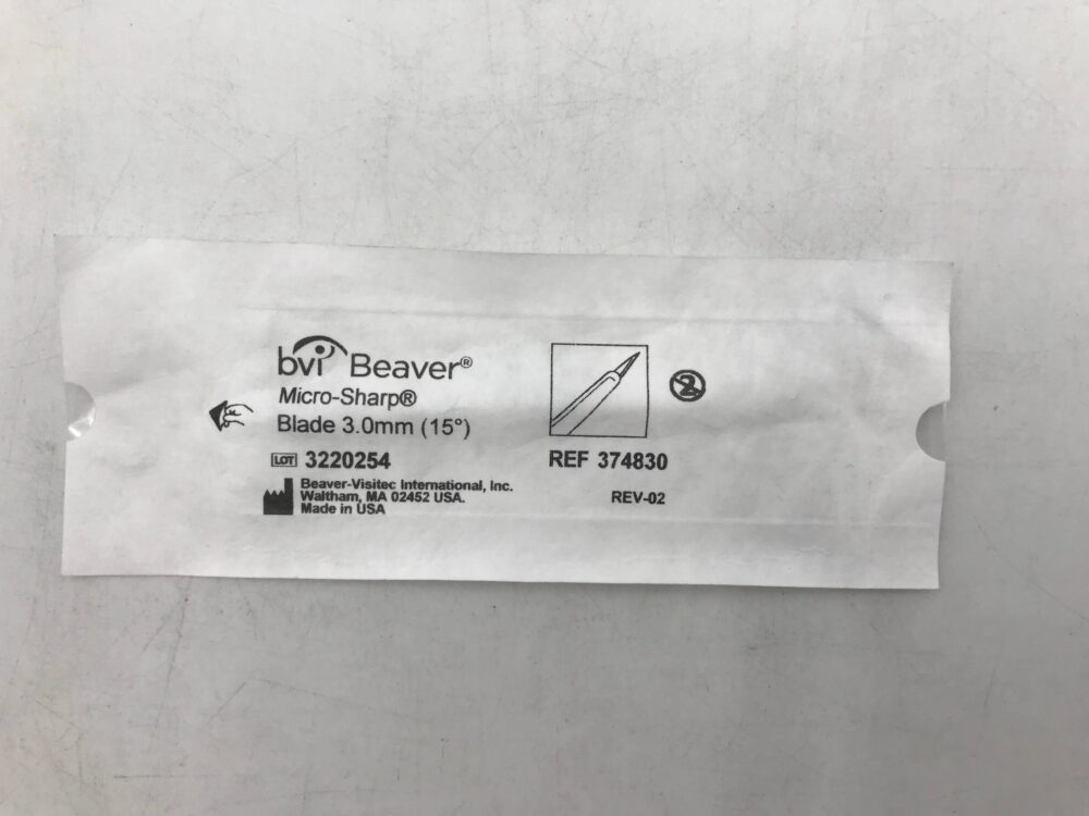 BVI 374830 Micro-Sharp Blade 3mm x 15Deg - GB TECH USA