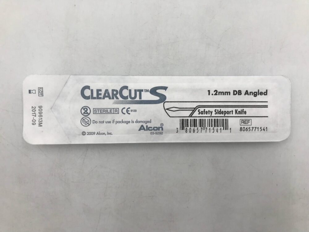 ALCON 8065771541 ClearCuts DB Angled Safety Sideport Knife 1.2mm(X ...