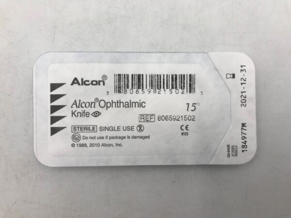 ALCON 8065921502 Ophthalmic Knife 15Deg (X) - GB TECH USA