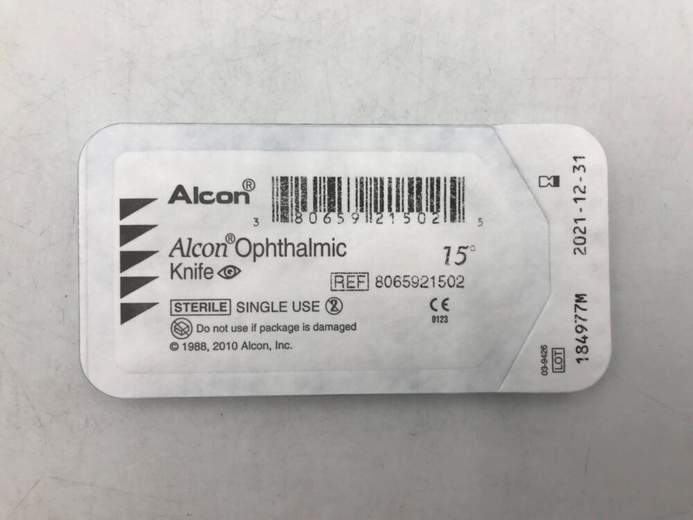 ALCON 8065921502 Ophthalmic Knife 15Deg (X) - GB TECH USA