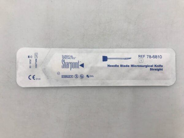 SURGICAL SPECIALTIES 78-6810 Sharpoint Needle Blade Microsurgical Knife ...