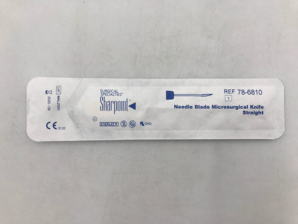 SURGICAL SPECIALTIES 78-6810 Sharpoint Needle Blade Microsurgical Knife ...