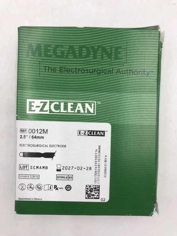 Megadyne 0012M E-Z Clean Electrosurgical Electrode 2.5″ / 64mm (12/Box) - GB TECH USA