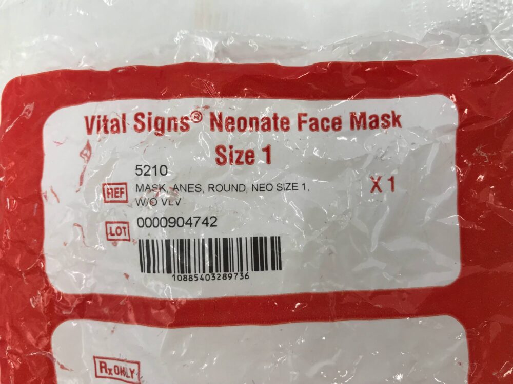 CAREFUSION 5210 Vital Signs Neonate Face Mask Size 1 – GB TECH USA