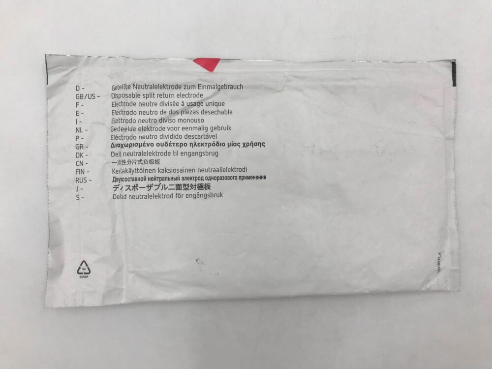 ERBE 20193-070 Nessy Plate 170 Disposable Split Return Electrode (5/Pkg ...