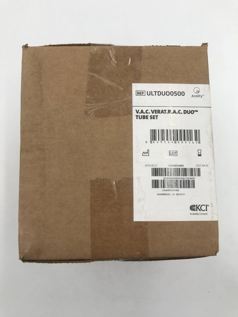 KCI ULTDUO0500 V.A.C. VeraT.R.A.C. Duo Tube Set (5/Case)(X) - GB TECH USA