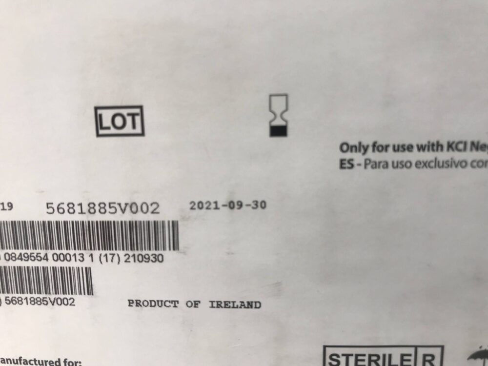 KCI PRE1055US Prevena Peel & Place Dressing-20cm Prevena Patch Strips ...