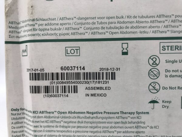 KCI 370642 ABThera Open Abdomen Tubing Set (5/Box) (X) – GB TECH USA