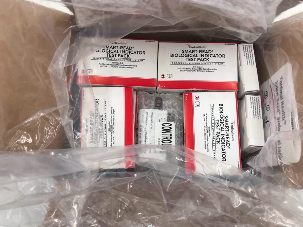 CARDINAL HEALTH T40328SR Smart-Read Biological Indicator Test Pack ...