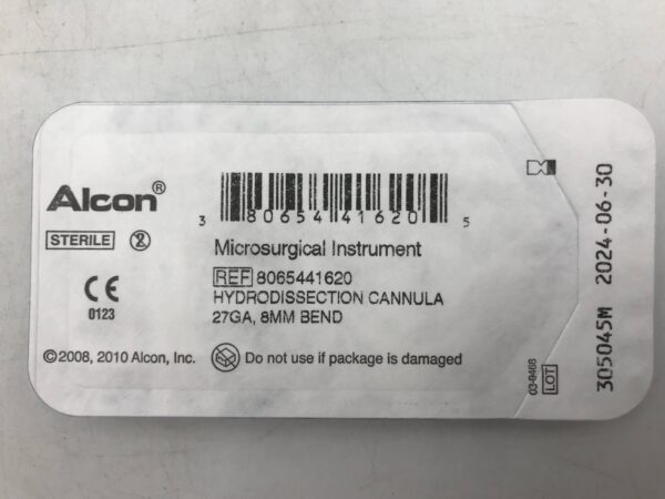 Alcon 8065441620 Microsurgical Instrument Hydrodissection Cannula 27Ga ...
