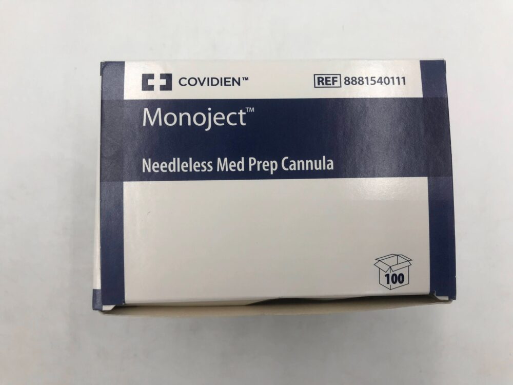 COVIDIEN 8881504111 Monoject Needleless Med Prep Cannula (100/Box)(X ...