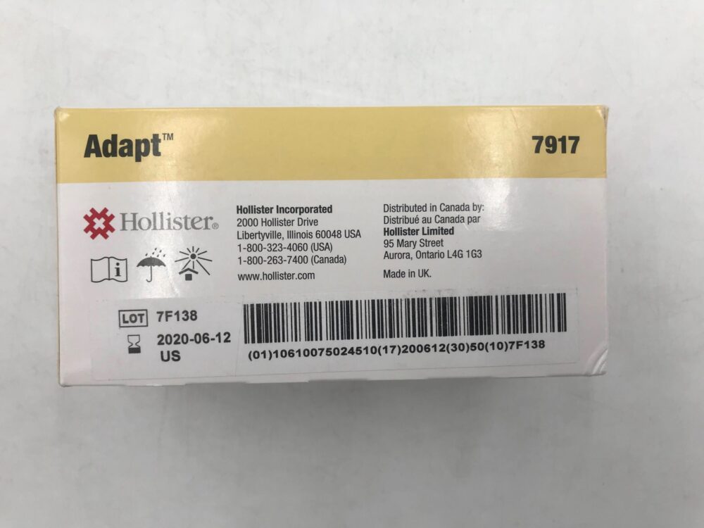 HOLLISTER 7917 Adapt Skin Protective Wipes (50/Box)(X) - GB TECH USA