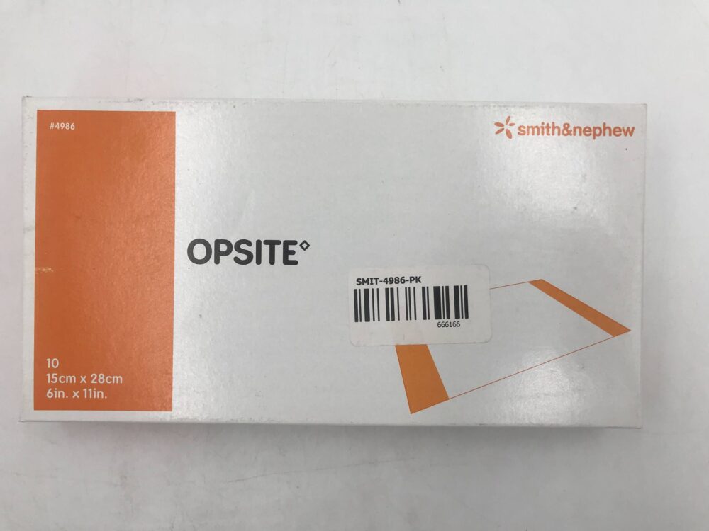 Smith & Nephew 4986 Opsite Transparent Adhesive Film 15cm x 28cm (6in x ...