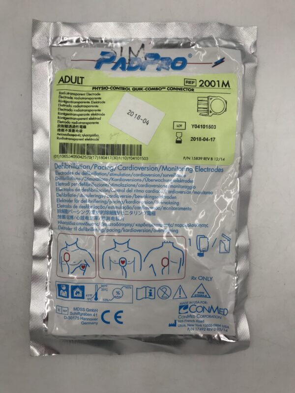 CONMED 2001M Adult Physio-Control Quick-Combo Connector ...