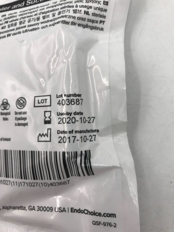 EndoChoice SUV-617 Sterile Single Use Air/Water and Suction Valves (X ...