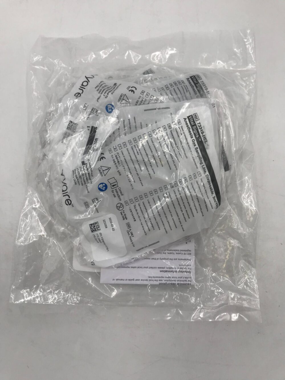 VYAIRE 73319-HEL Vital Signs Anesthesia Gas Sampling Line Disp. 3m/10ft ...