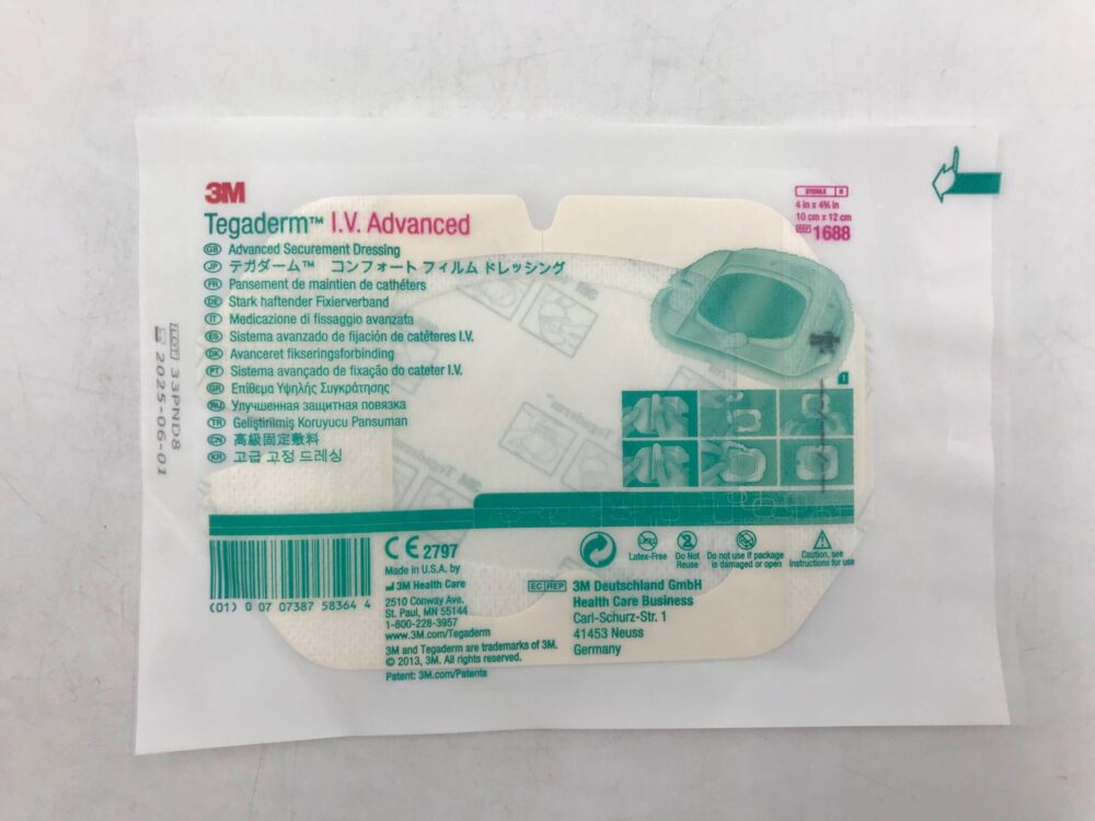 3M 1688 Tegaderm I.V. Advanced Securement Dressing 10cm x 12cm - GB TECH USA