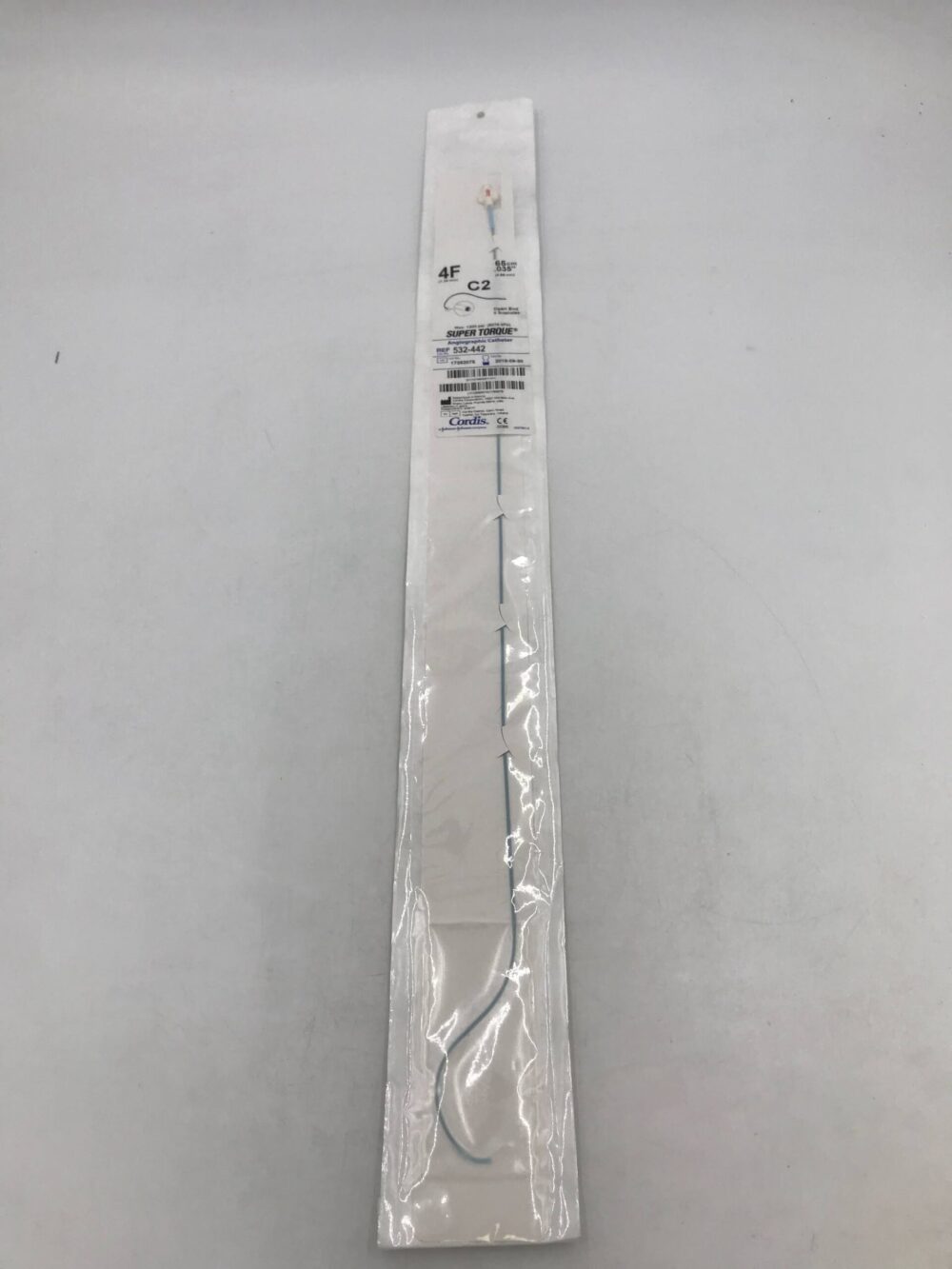 Cordis 532-442 Super Torque C2 Angiographic Catheter 4F 65cm (X) - GB ...