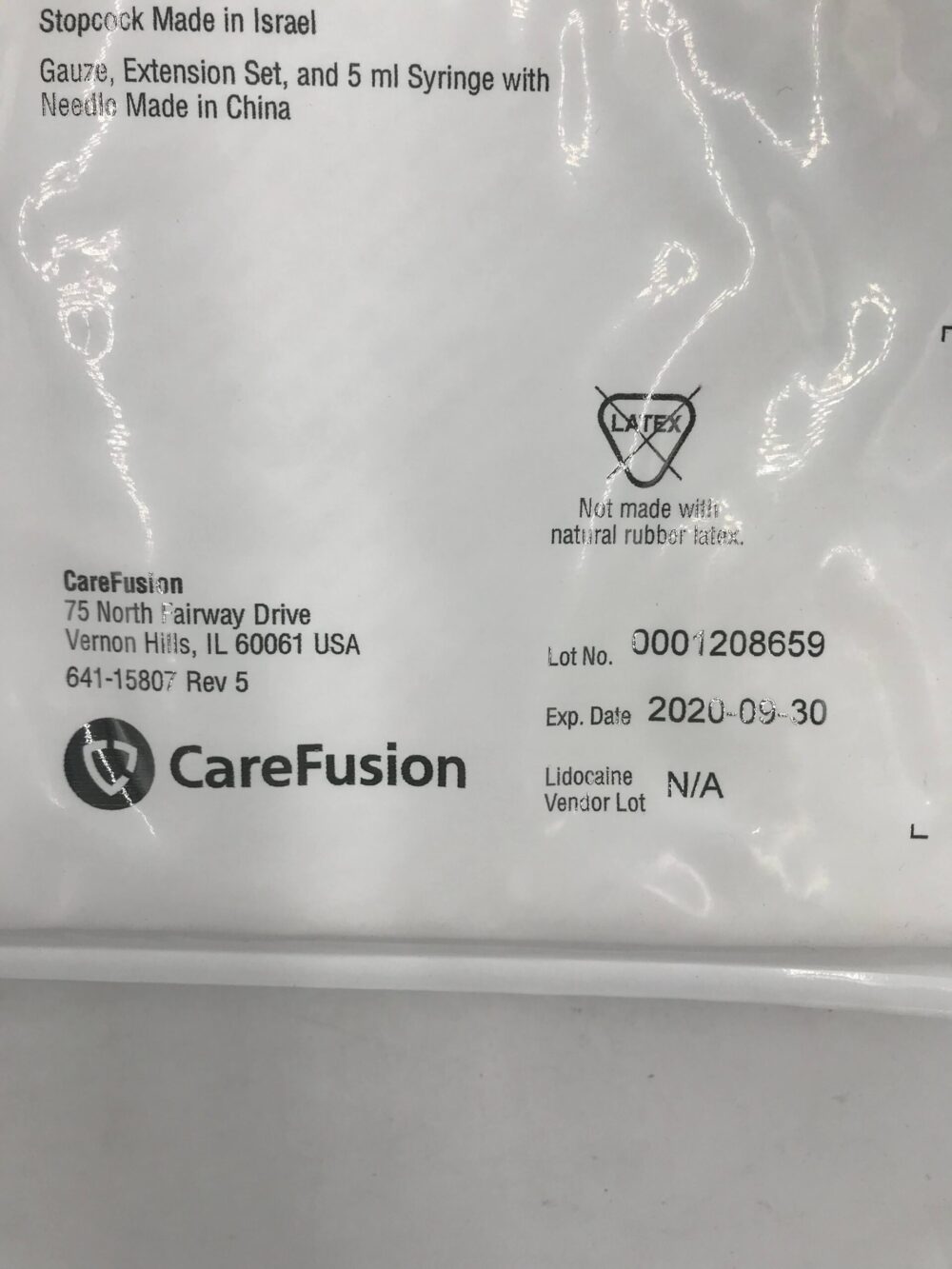 CareFusion 4306C Adult Lumbar Puncture Tray 22G x 3 1/2in(X) - GB TECH USA
