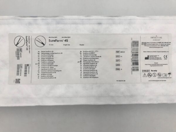 INTUITIVE SURGICAL 480445 Da Vinci Xi SureForm 45 Single Use Stapler ...