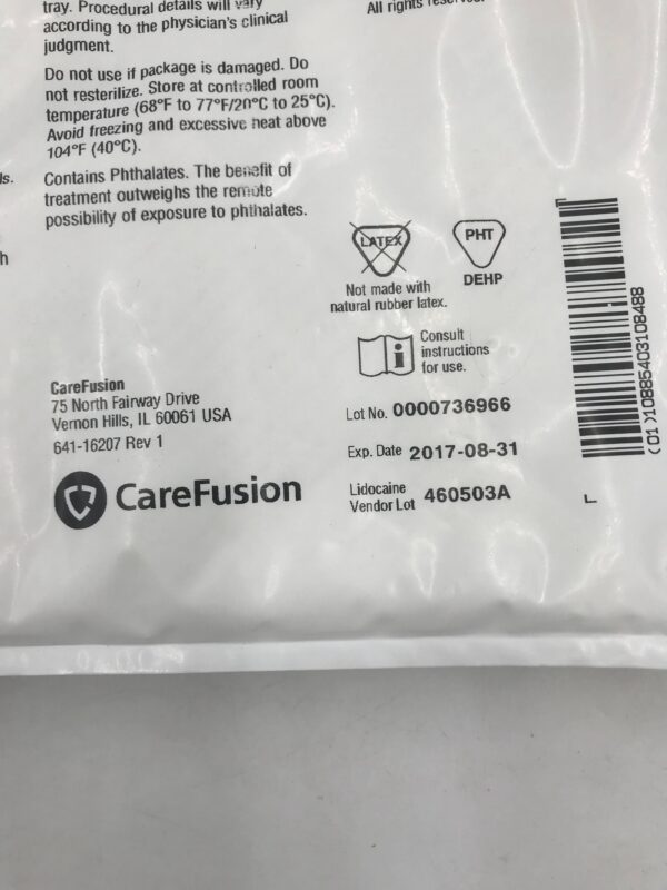 CareFusion TPT1000 Thora-Para Catheter Drainage Tray 8F(X) - GB TECH USA