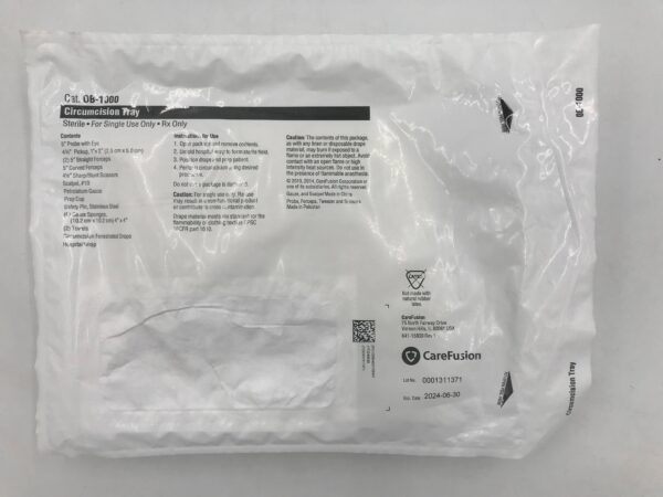 CareFusion 0B-1000 Circumcision Tray - GB TECH USA