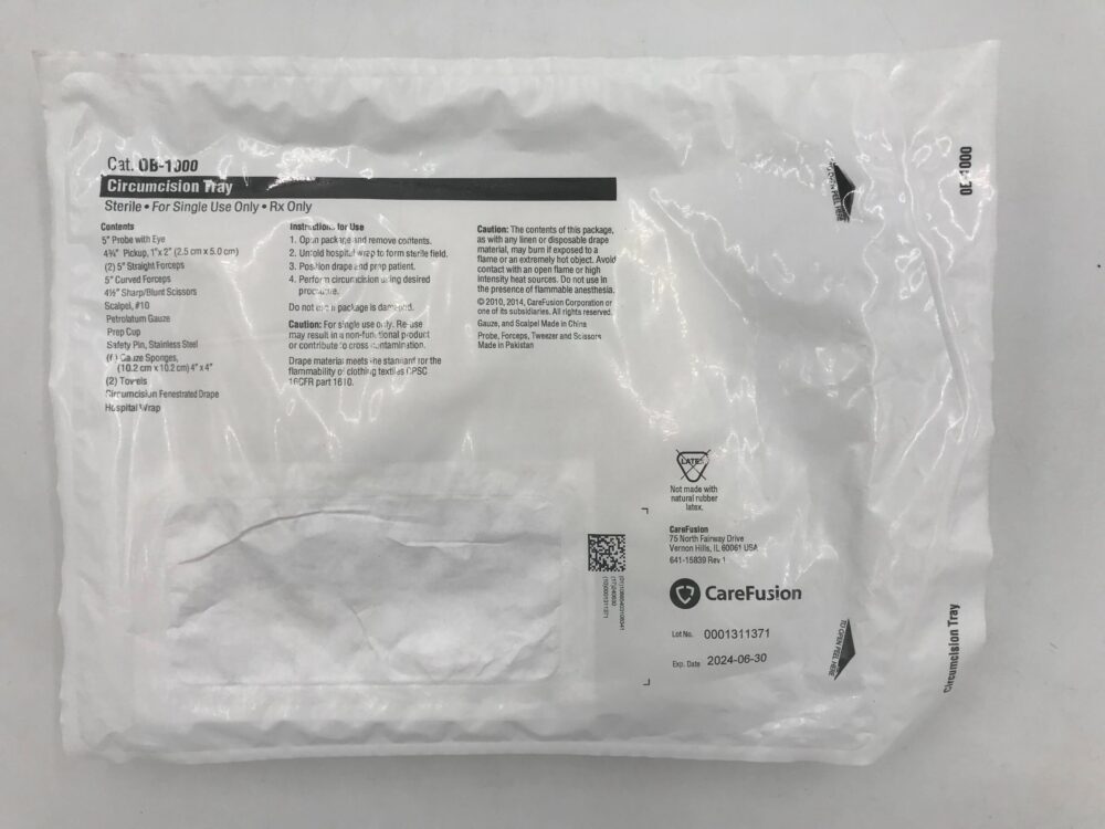 CareFusion 0B-1000 Circumcision Tray - GB TECH USA
