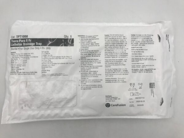 CareFusion TPT1000 Thora-Para Catheter Drainage Tray 8F - GB TECH USA