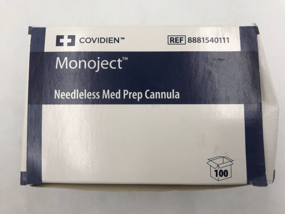 Covidien 8881540111 Monoject Needless Med Prep Cannula (100/Box) - GB ...