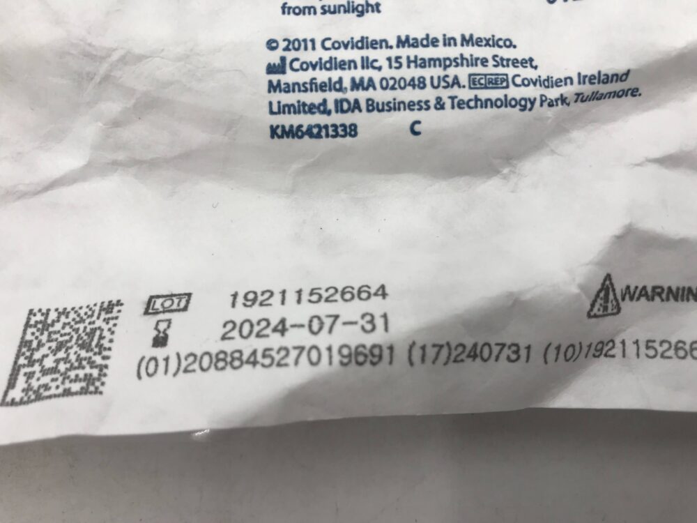 Covidien 8888301705 Argyle Suction Tubing Molded Connectors 9/32" x 6 ...