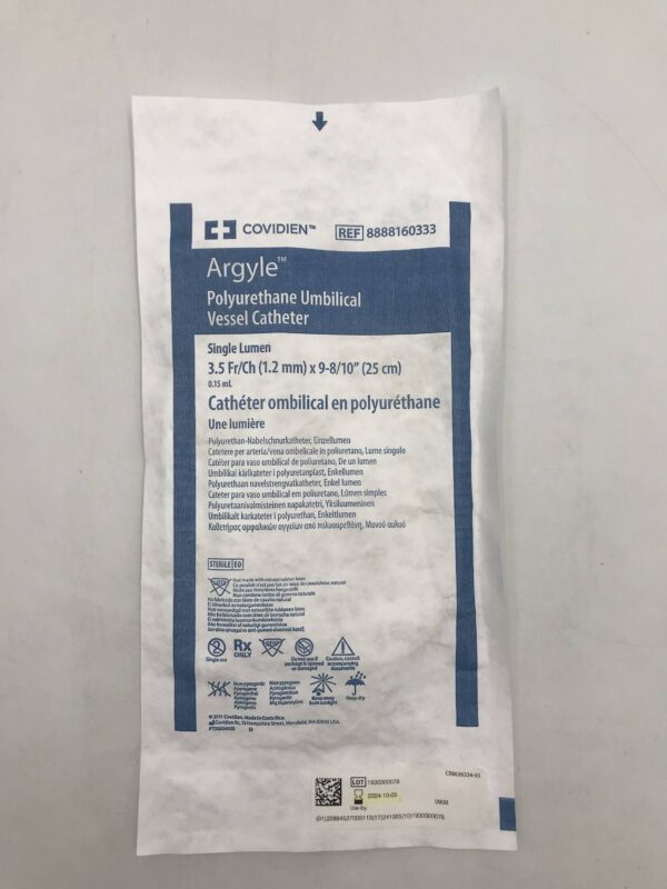 Covidien 8888160333 Argyle Polyurethane Umbilical Vessel Catheter ...