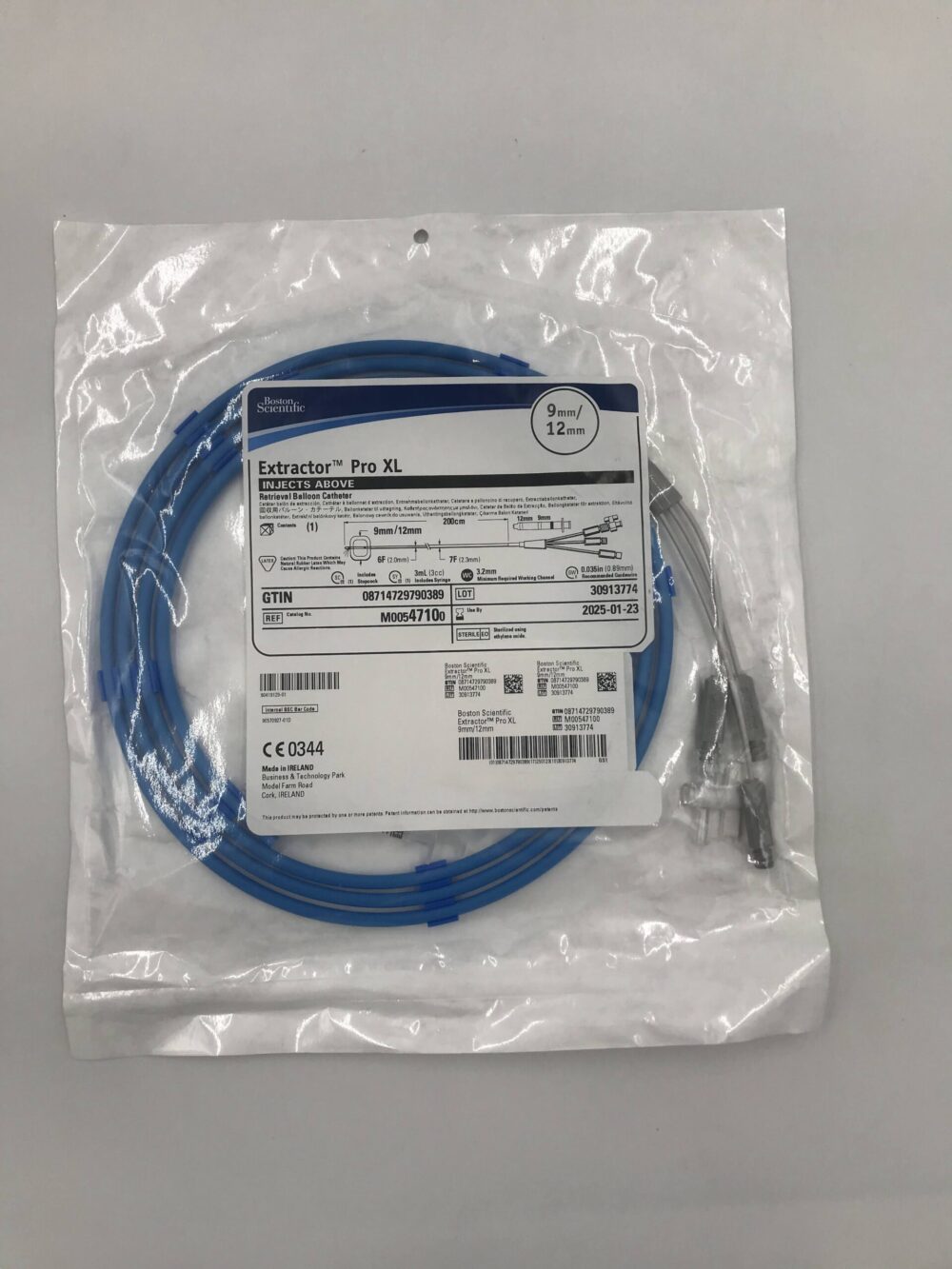 BOSTON SCIENTIFIC 4710 Extractor Pro XL Injects Above Retrieval Balloon ...