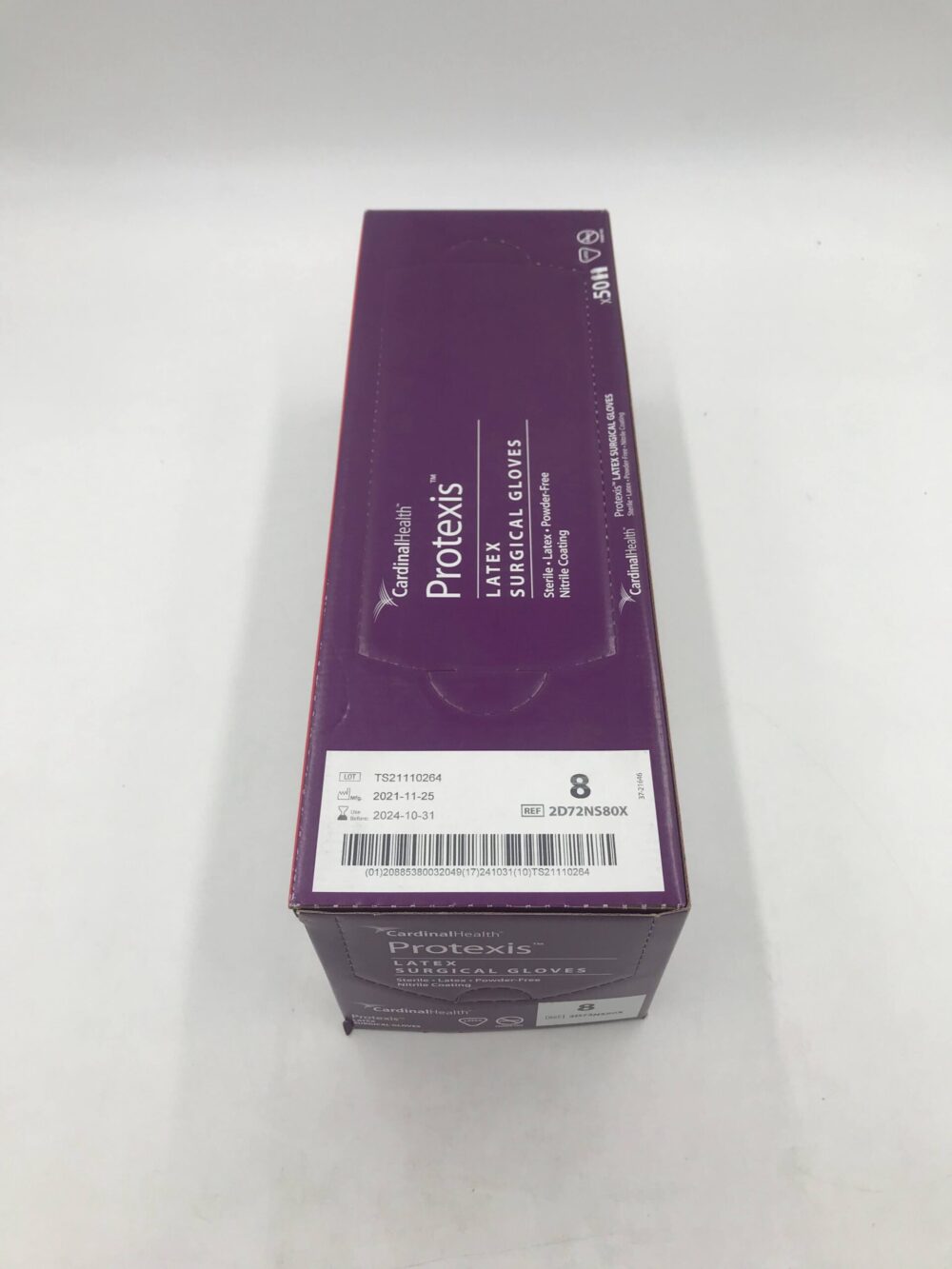 Cardinal Health 2D72NS80X Protexis Latex Surgical Gloves Powder-Free Nitrile Coating Size 8 (50 ...